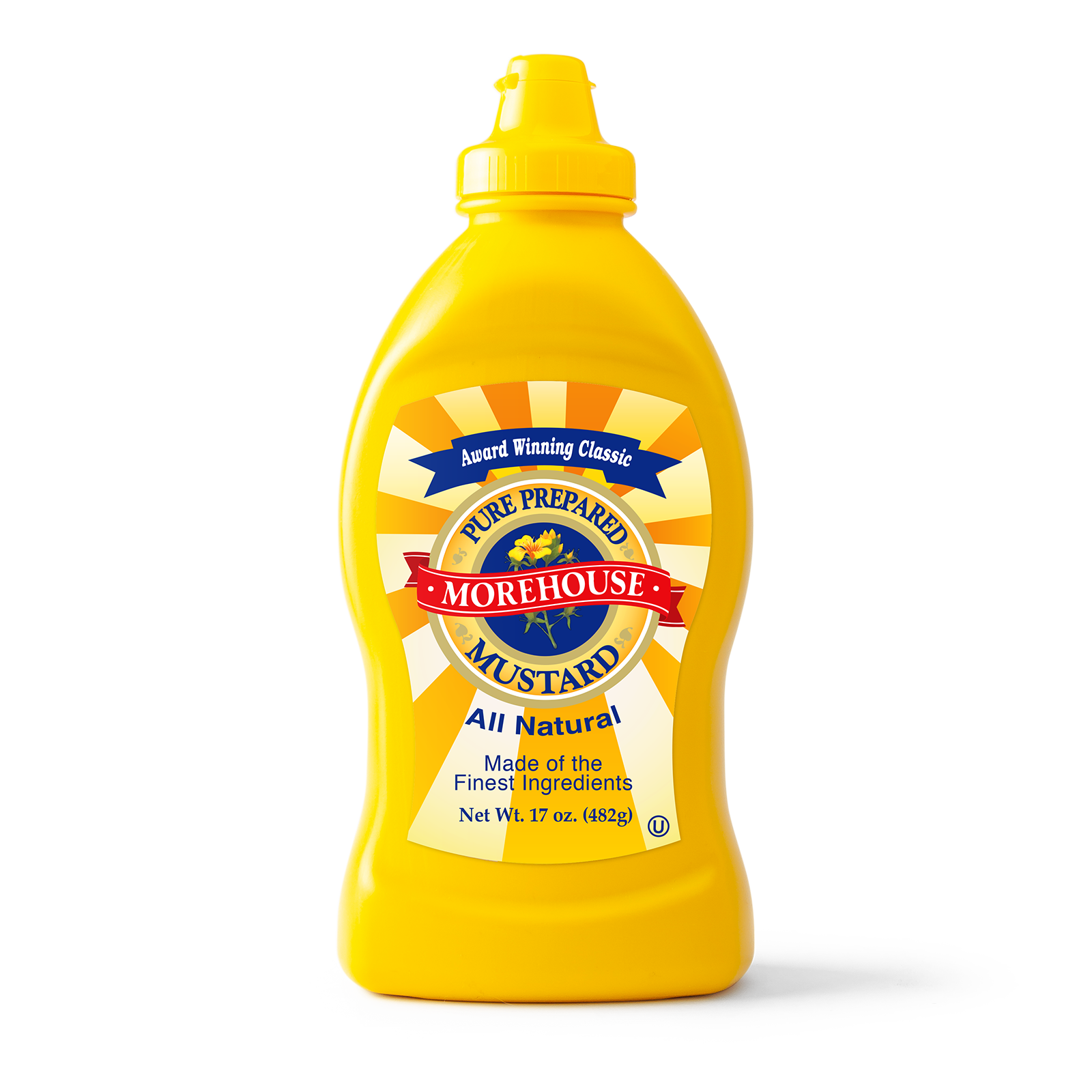 Morehouse Yellow Mustard 17oz - Morehouse Foods