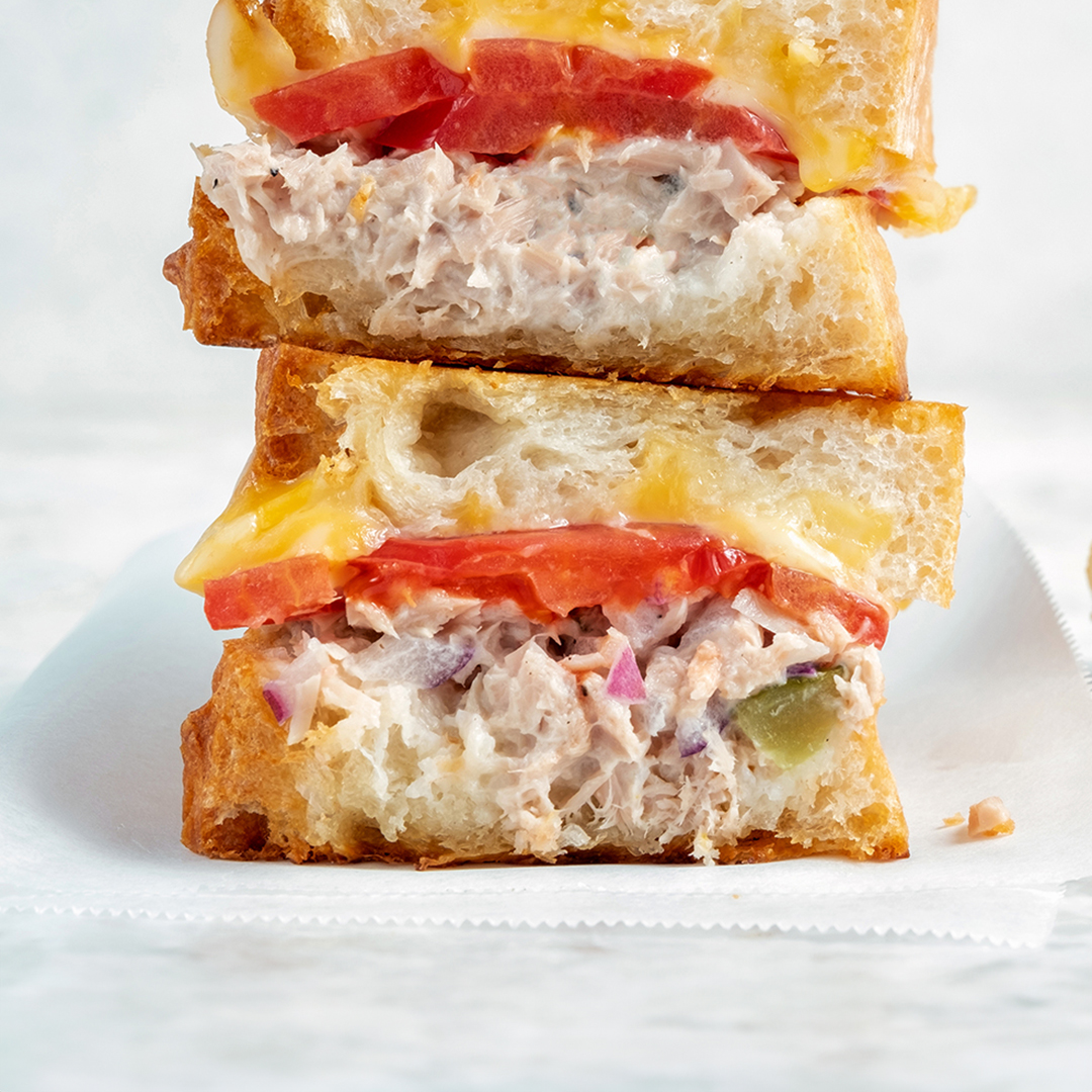 Easy and Healthy Lunch Recipe: Tuna Melt w/ Atomic Horseradish
